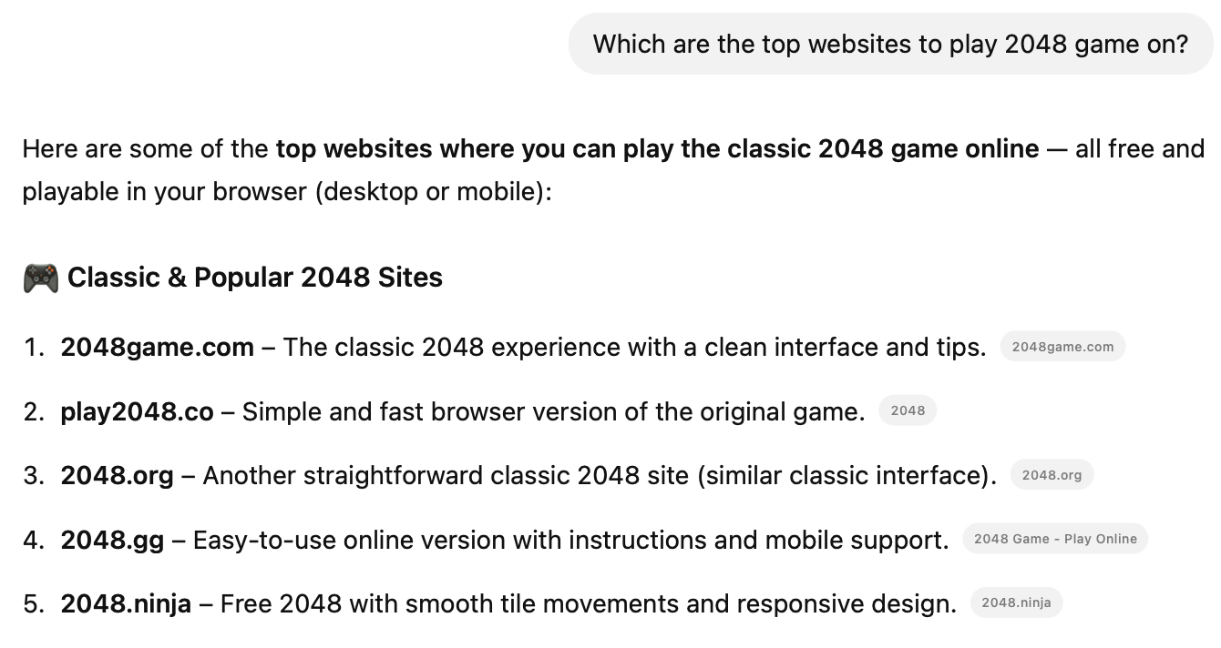 45M visits and being number one website to play 2048 game on according ...